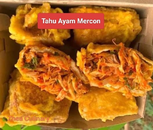 Tahu Suwir Ayam Mercon - Zhea Culinary