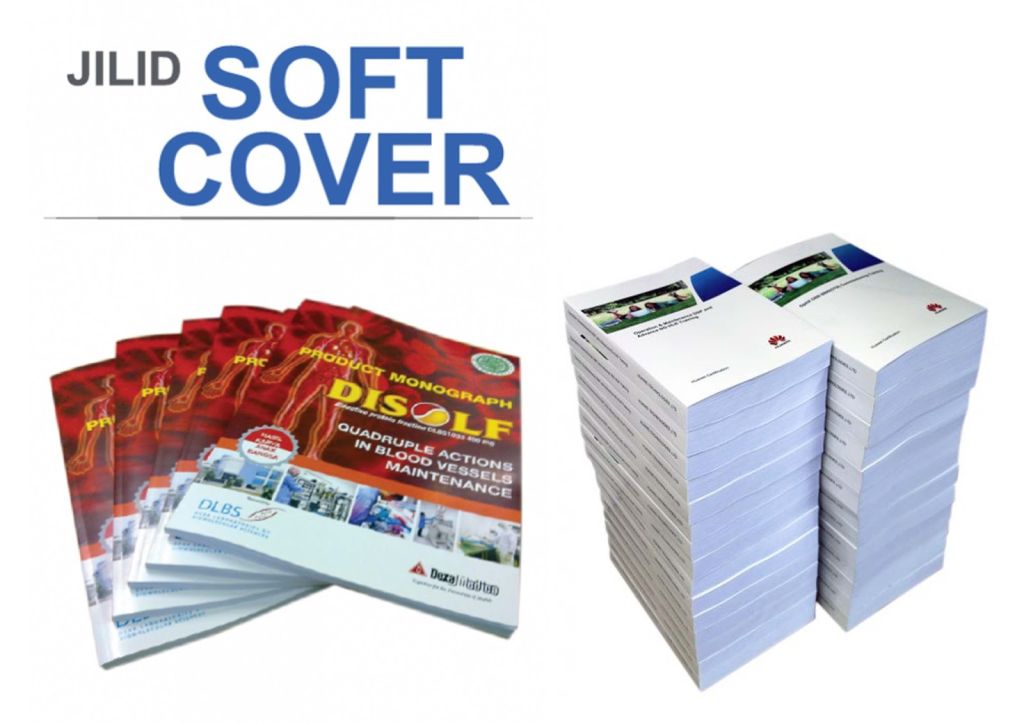 Jilid sofcover full color laminasi