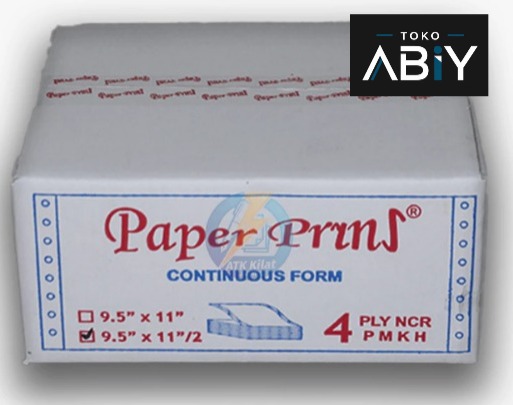KERTAS CONTINUOUS FORM 9.5 X 11 4 PLY PAPER PRINT FULL BAGI 2 K4 PRS ...